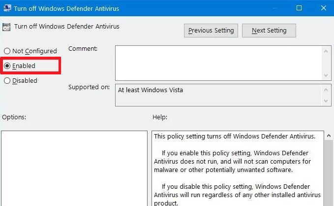 How To Disable Windows Defender