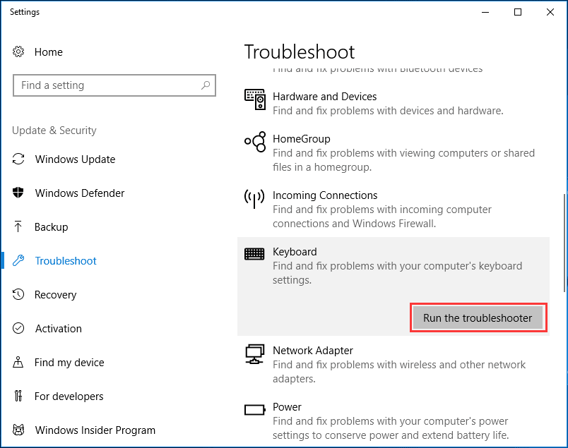 How to Fix Backspace Not Working in Windows 10?