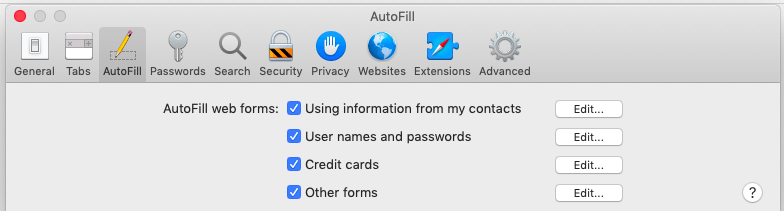 How To Use AutoFill In Safari On Mac
