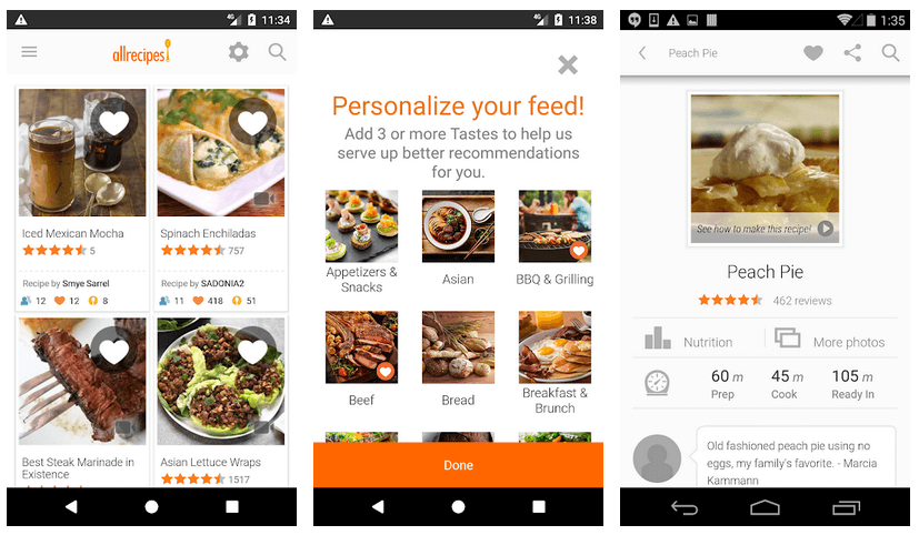 Best Cooking and Recipe Apps for Android For Your Holiday Feasting