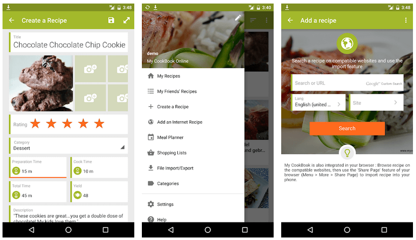 Best Cooking and Recipe Apps for Android For Your Holiday Feasting