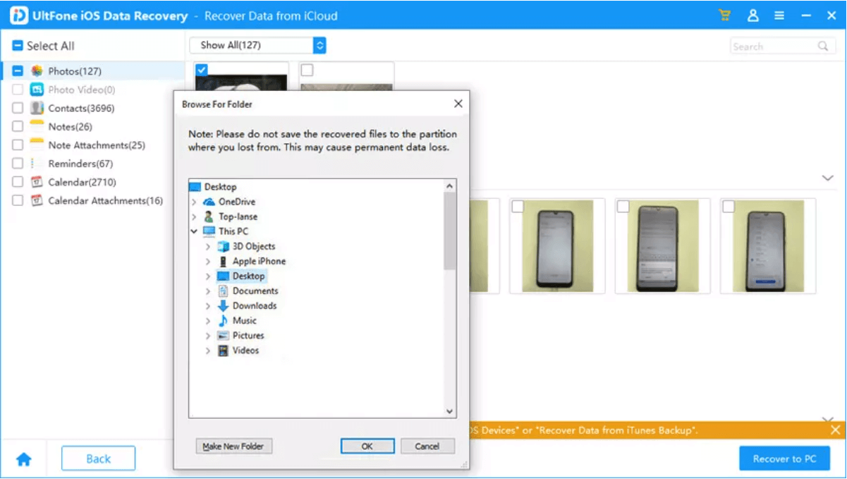 Easily Recover Lost Or Accidentally Deleted iOS Data With UltFone iOS ...