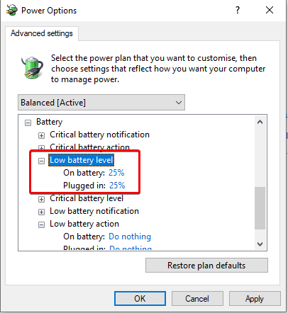 How To Resolve Low Battery Notification Issues On Windows 10