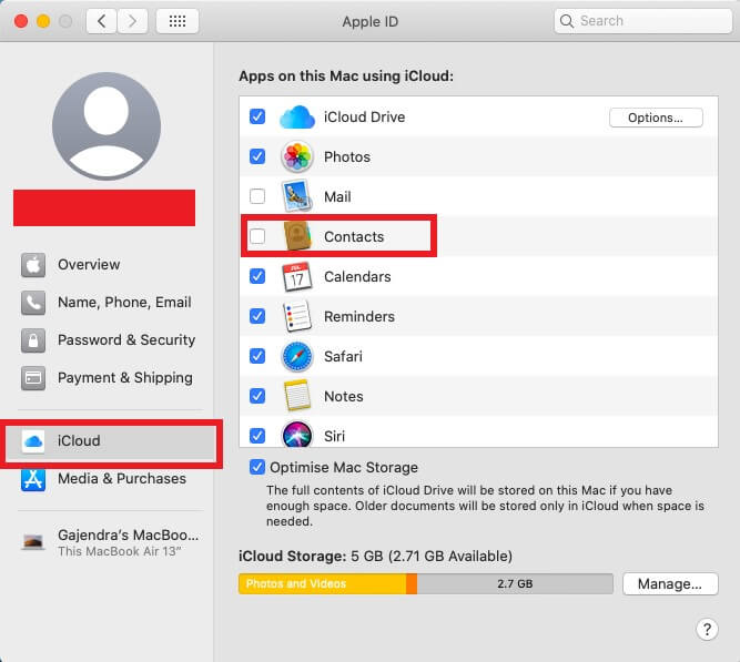 How To Sync Contacts From iPhone To Mac