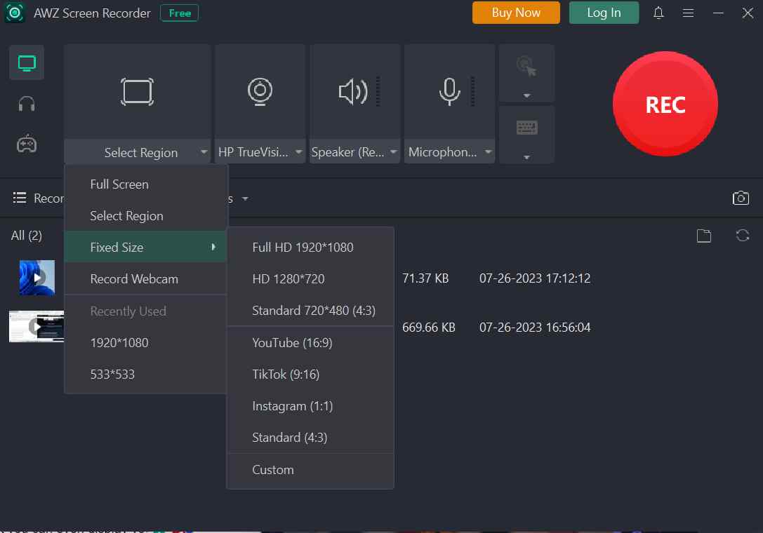 AWZ Screen Recorder Review for Windows PC